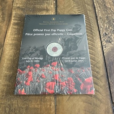 2004 Canada, 25-Cent, Coloured Coin - Official First Day of Mintage ...