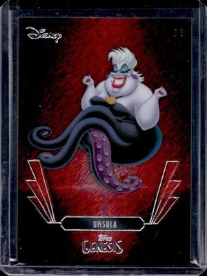 2025 Topps Disney Genesis Ursula Red Shimmer #2/5 | eBay
