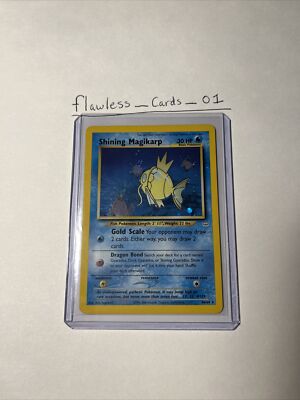 Pokemon Shining Magikarp 66/64 Neo Revelation Unlimited Secret Rare ...