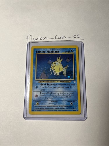 Pokemon Shining Magikarp 66/64 Neo Revelation Unlimited Secret Rare ...