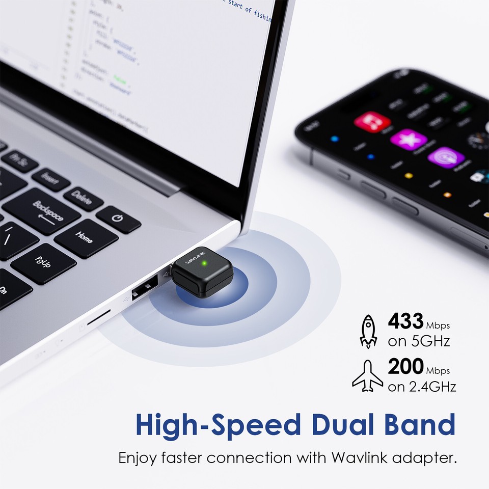 WAVLINK USB WIFI Dongles WIFI 6 Wireless Adapter PC WIFI Adapter WIFI ...
