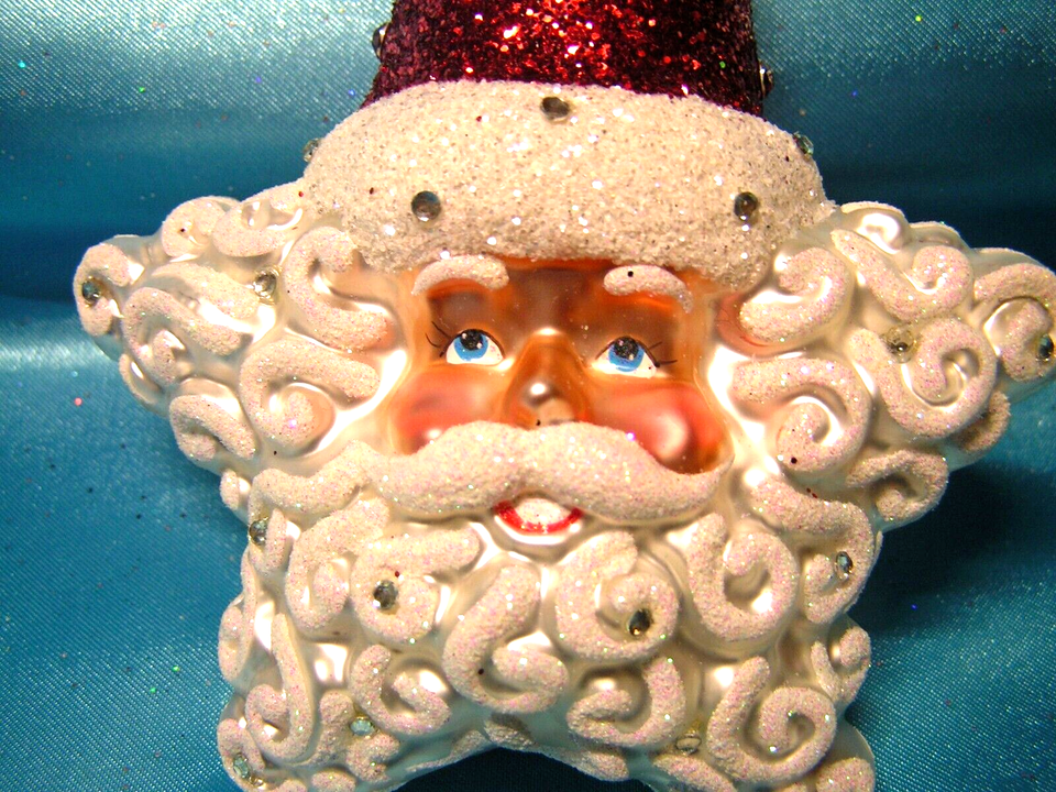 Christopher Radko Christmas Ornament "Santa's Star Power" - NEW w/tags ...