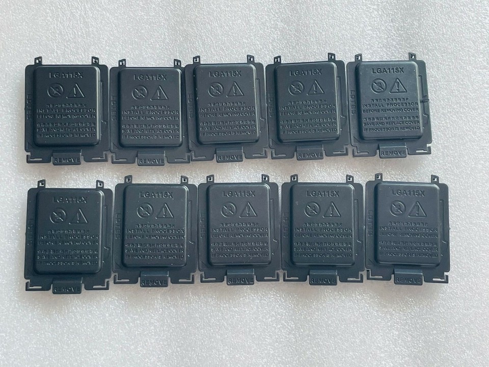 10PCS Intel LGA 1150 1155 1156 CPU Socket Protector Cover LGA115X | eBay