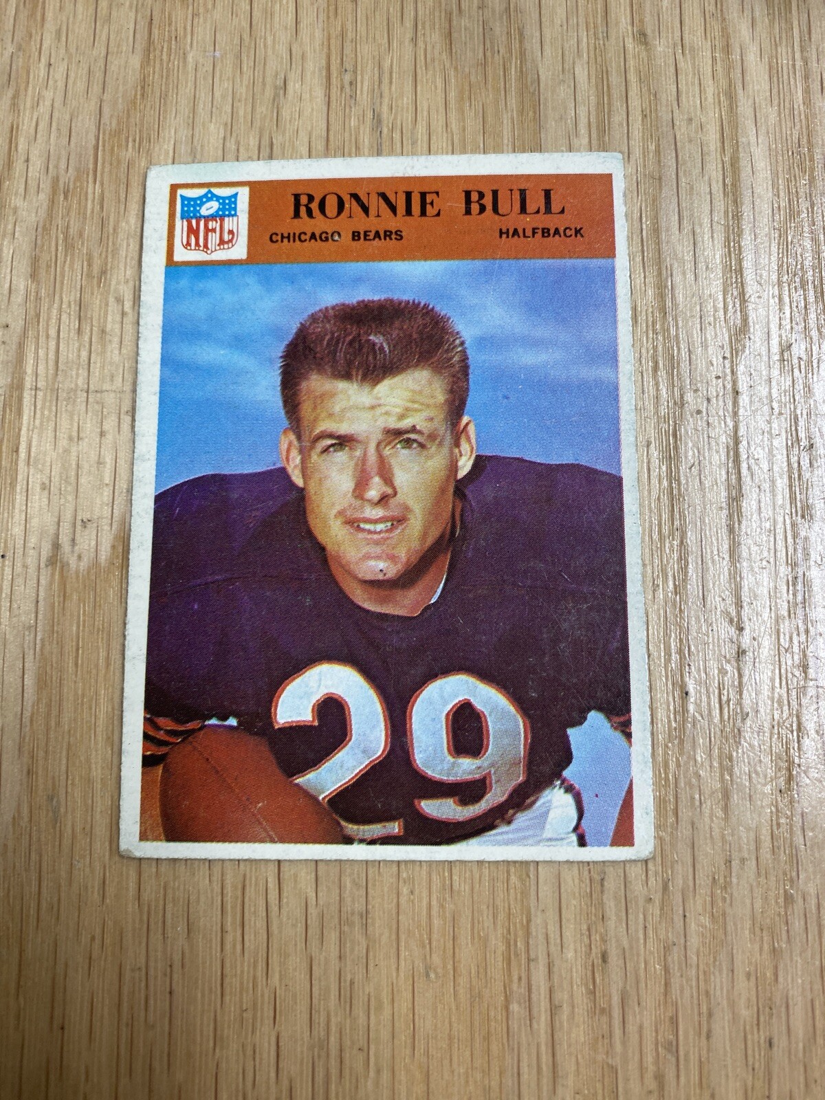 1966 Philadelphia Football Ronnie Bull Chicago Bears Card #30 | eBay
