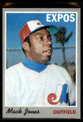 1970 Topps Mack Jones #38 Montreal Expos | eBay