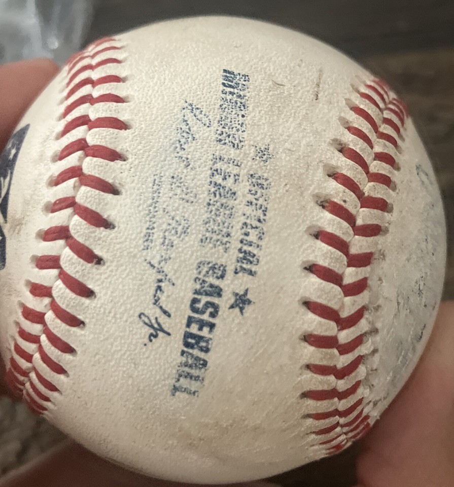 Jared Sundstrom Seattle Mariners Signed MiLb Baseball Everett Aqua Sox ...