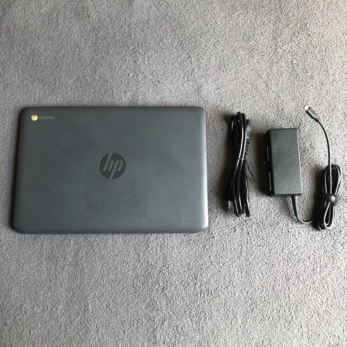 HP Chromebook 11A G6 EE Notebook AMD A4 4GB RAM+16GB SSD & Charger ...