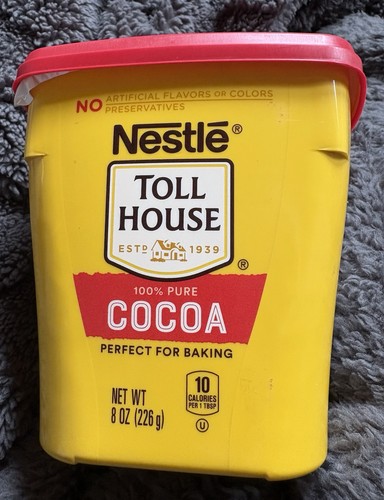 Nestle Toll House Cocoa Choc Powder 8 Ounce SEALED Container Perfect ...