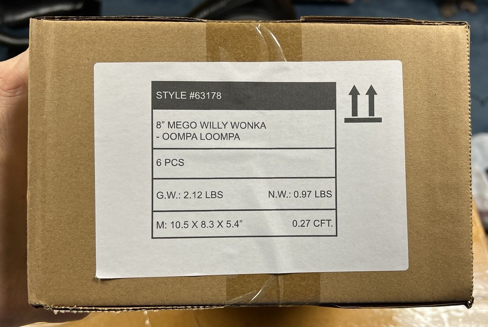 Mego Willy Wonka Oompa Loompa Action Figures Sealed Case Of 6 | eBay