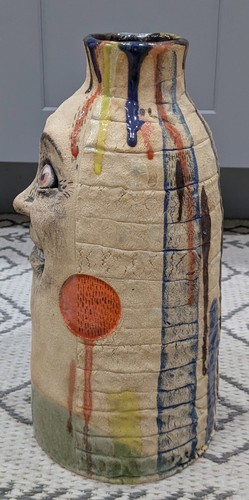 Gina Tibbot 13” Tall Ceramic Jar In T1 Sculptural Clay | eBay