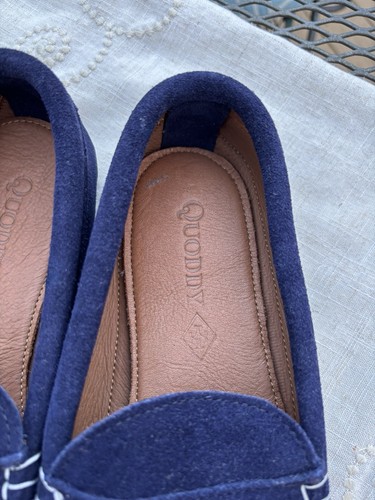 Quoddy Penny Driving Mocs, Navy Blue Suede, NWOB, Size 7.5 Men’s | eBay