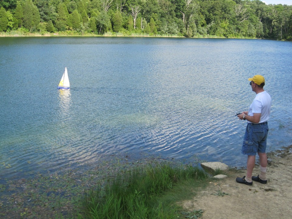 LINE THREAD ONLY 1.1mm RC SAILBOAT Model radio control 1 meter Red Blue ...