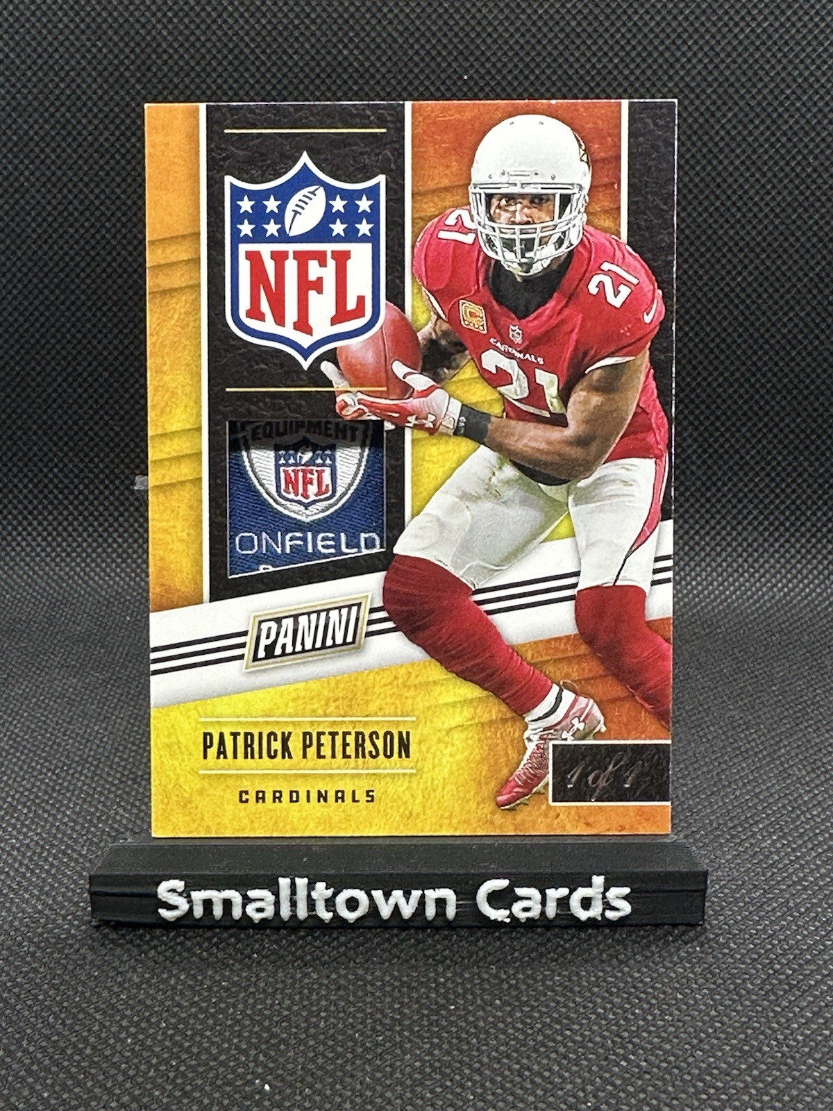 2019 Panini NFL Shield Patch 1/1 Patrick Peterson Cardinals | eBay
