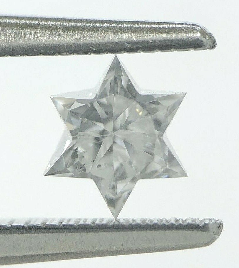 Star Of David Diamond 0.33Ct F SI2 Natural Loose Davidstar Engagement ...