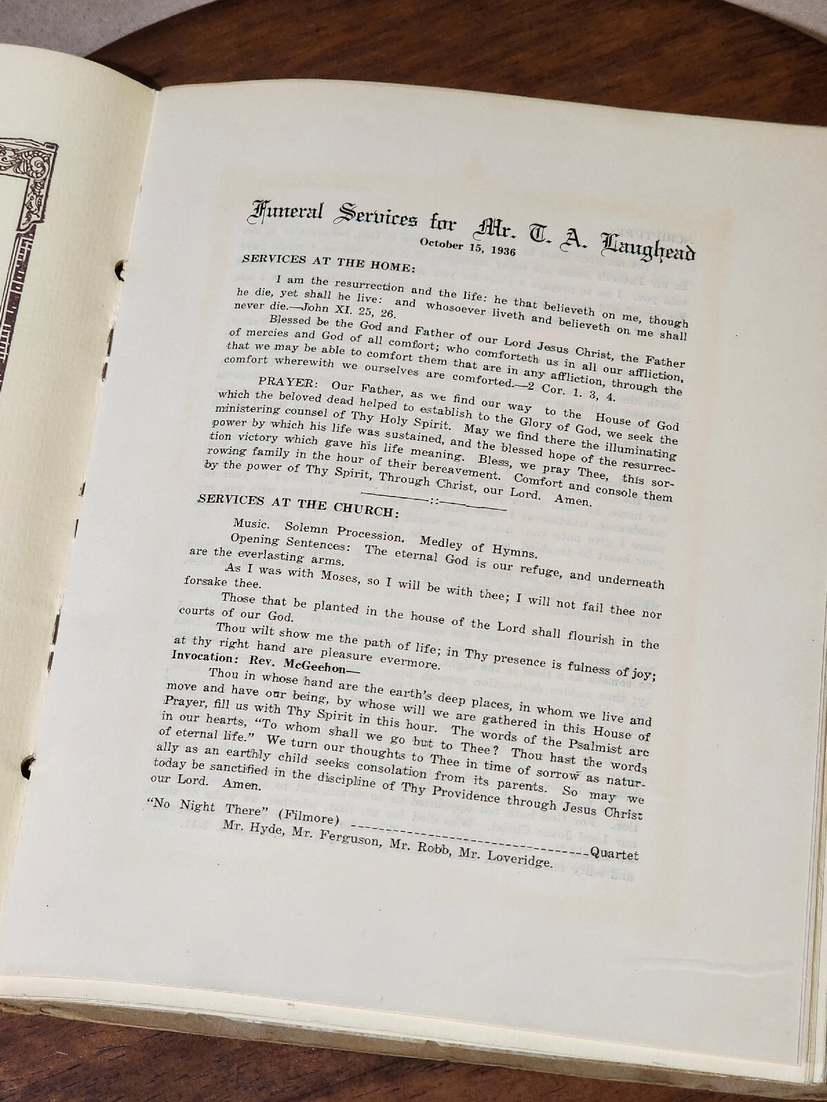 Vintage Funeral Memorial & Guest Register Book, copywright 1939 “Unused ...