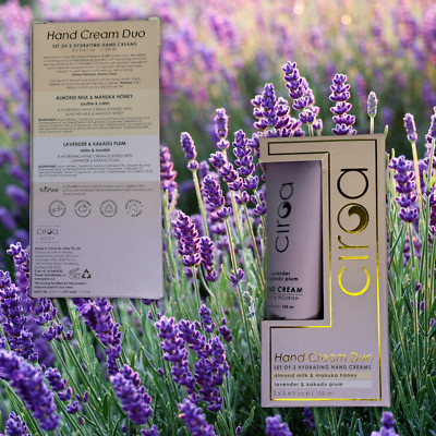 Ciroa Hand Cream Almond Milk & Manuka Honey Lavender & Kakadu Plum Duo ...