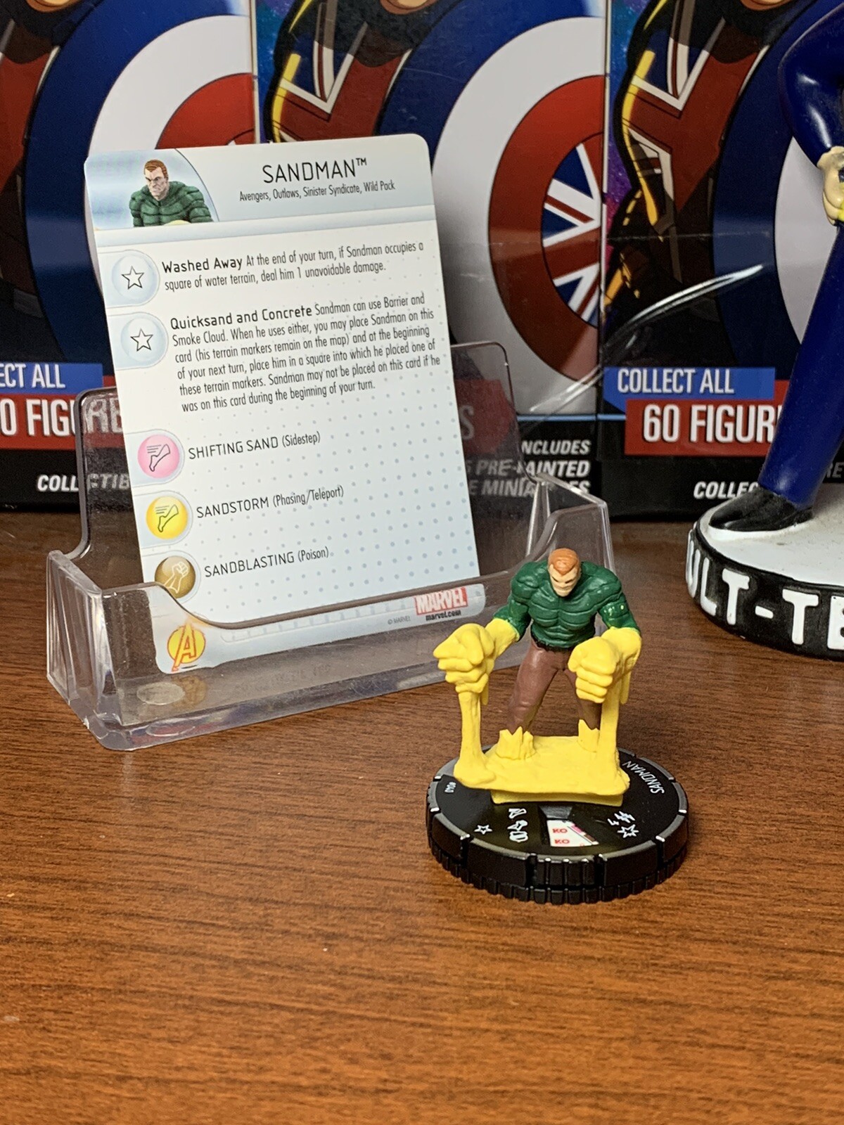 Avengers Assemble Sandman 040 Marvel Heroclix Rare Figure With Card | eBay