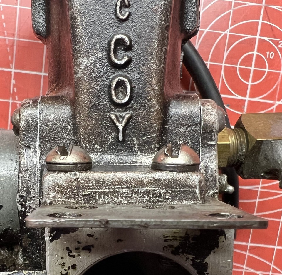 Vintage McCoy Duro-Matic Red Head Twin Model Aeroplane Engine | eBay