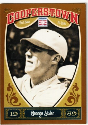 George Sisler - 2013 Panini Cooperstown #30 Baseball Card | eBay