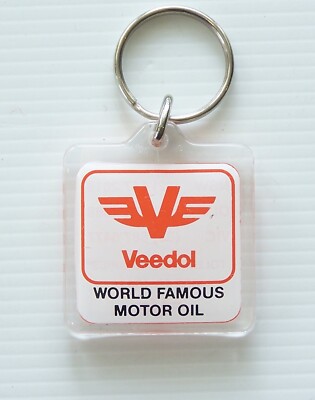 VINTAGE VEEDOL MOTOR OIL AUSTRALIA SOUVENIR ACRYLIC KEY CHAIN CAR ...