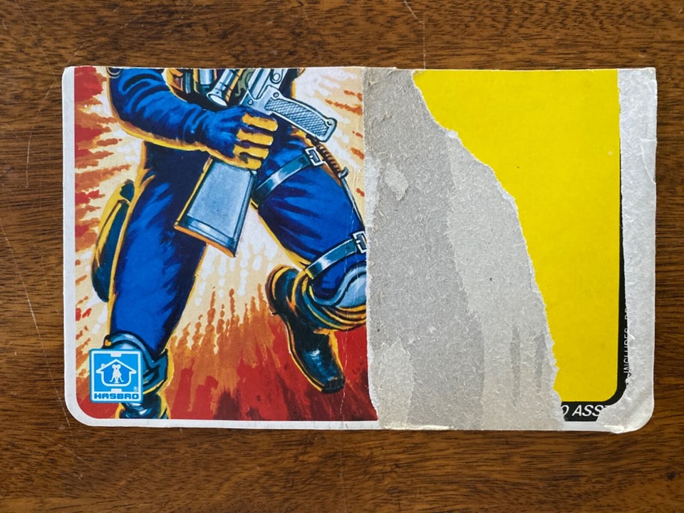 GI Joe Cobra - FILE CARDS - Original Action Figure Accessory LIST YOU ...
