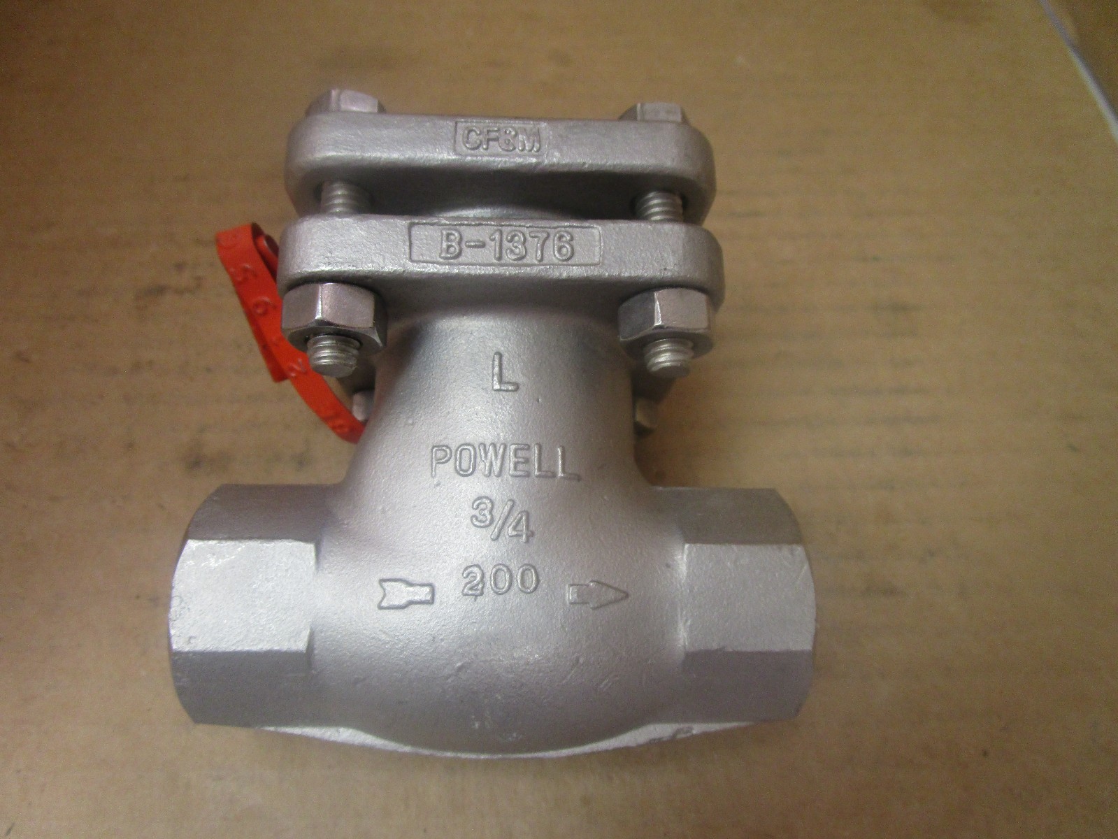 Powell Check Valve 1229878 B-1376 3/4"-200 3/4" NPT CF8M 2341 New | eBay