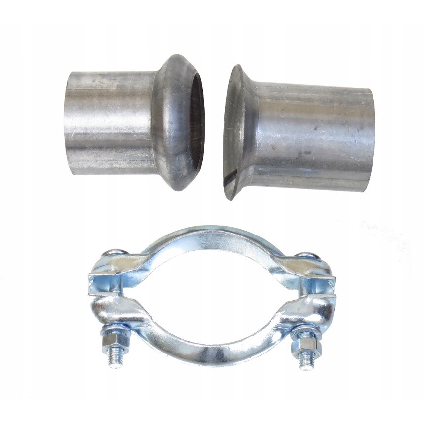 Exhaust Muffler Repair Kit Silencer Connector Box Pipe Joiner Coupler ...