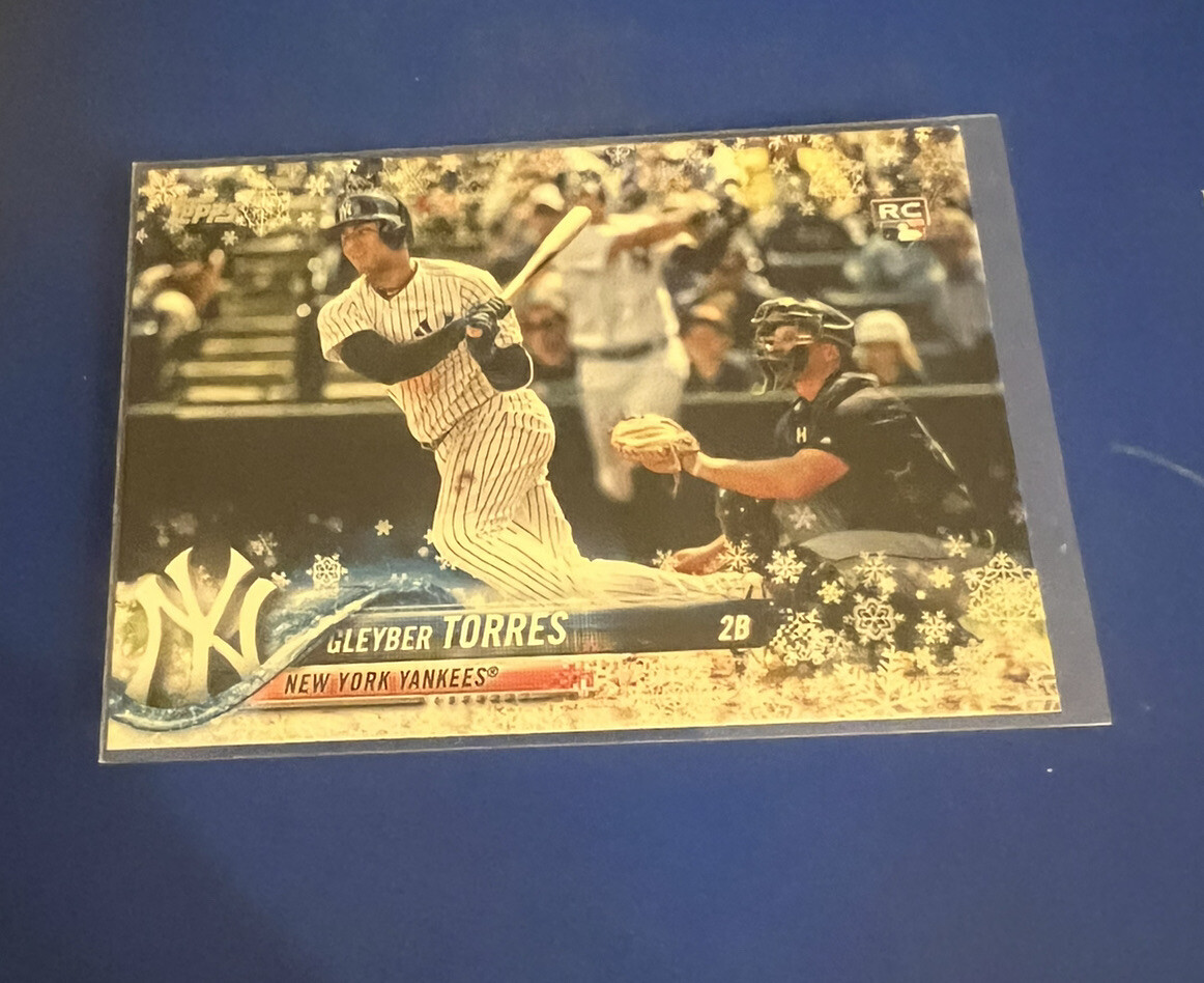 2018 Topps Holiday #HMW182 Gleyber Torres Rookie Card RC | eBay