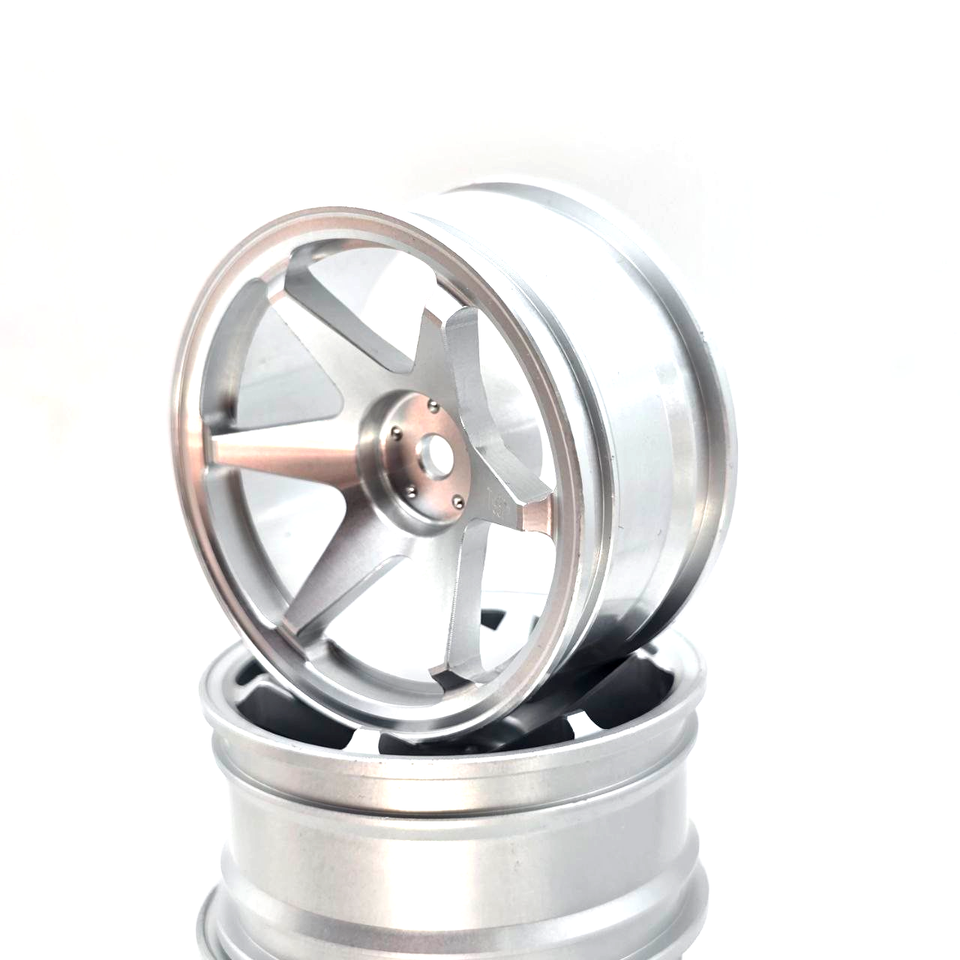 Aluminium Silver RC Rims 12mm Hex for 1:10 RC On Road / Drift Car ...