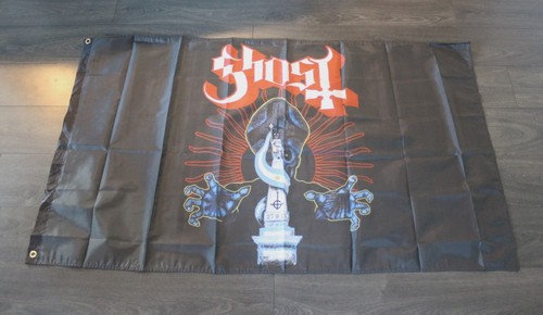 Ghost Banner Flag 3x5 Metal Rock Band Music Skelata Tour Fan decor CD ...