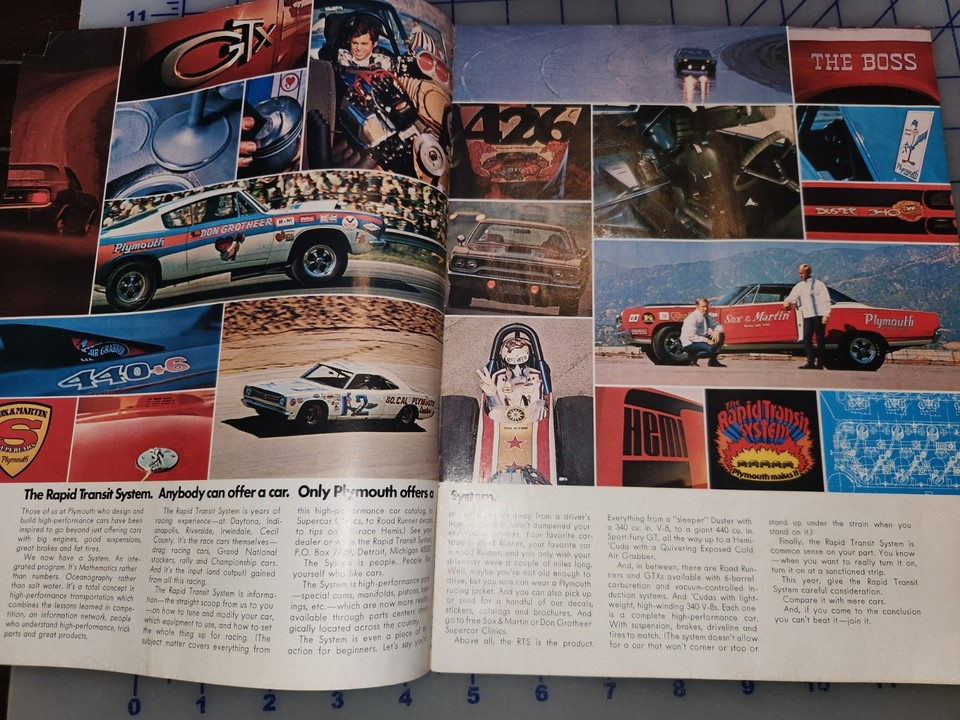 1970 Plymouth Rapid Transit Brochure Original Cuda Road Runner Duster ...