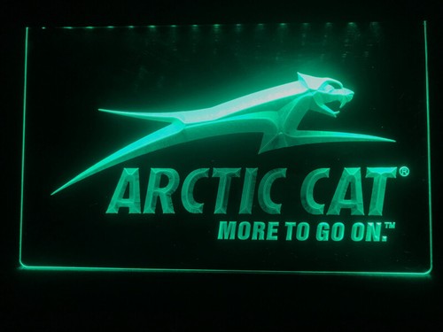Arctic Cat Snowmobiles Logo LED Neon Light Sign gift decor club pub ...
