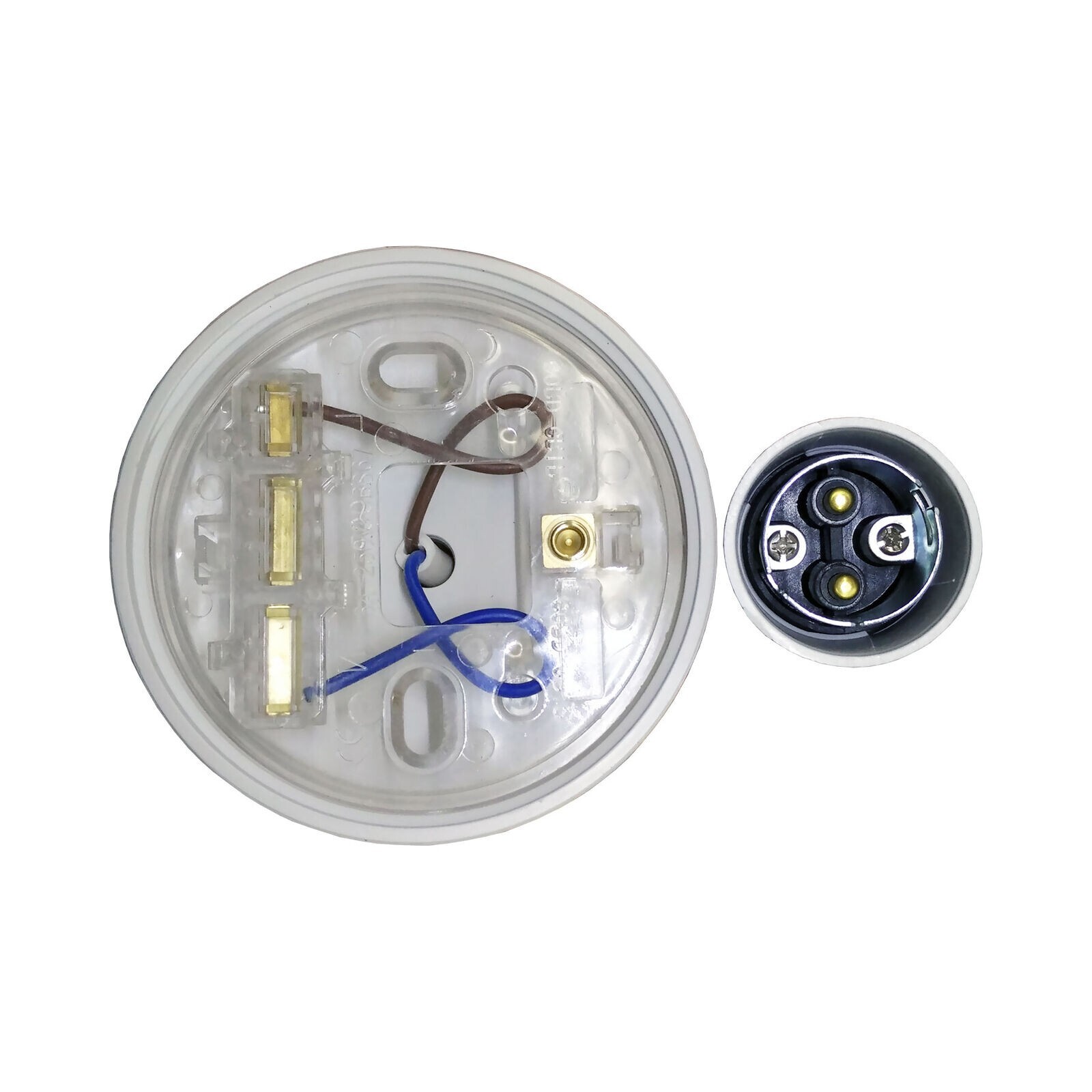 Pack of 2 6" Inch Ceiling Rose Light Fitting With BC Lamp Holder | eBay UK