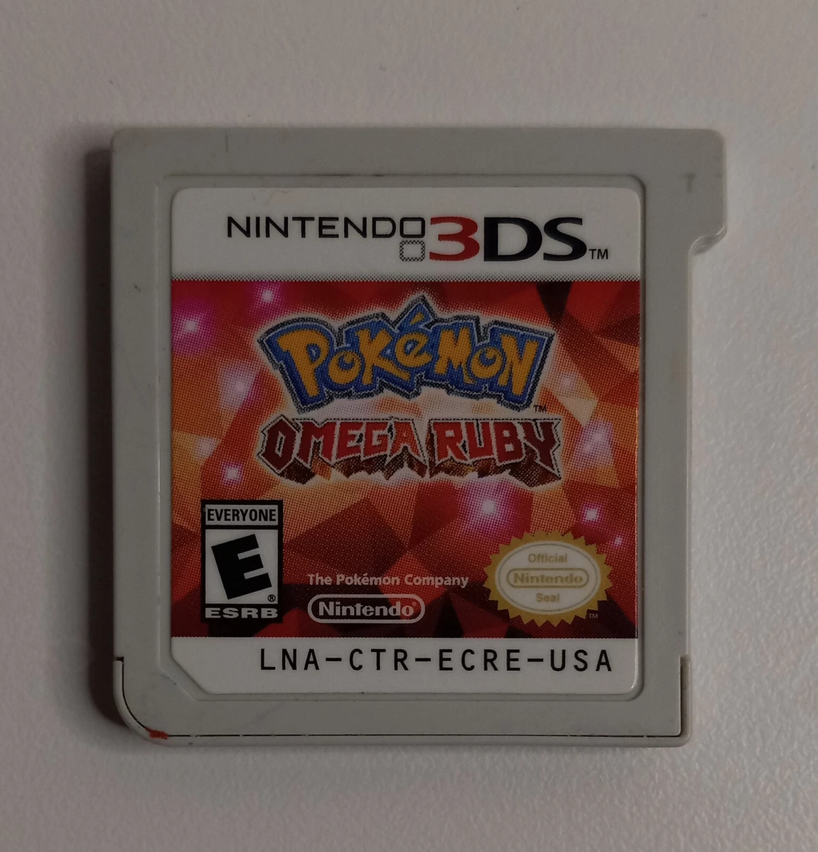 Pokemon Omega Ruby Cartridge