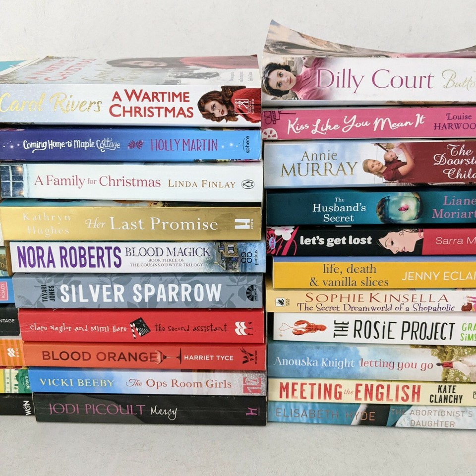 10x Womens Fiction Chick Lit Book Bundle Romantic Paperback Job Lots ...