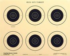 (50) SG-50 Official 50-Yard NMLRA Slug Gun Six Bull Target [17.5" x 22 ...