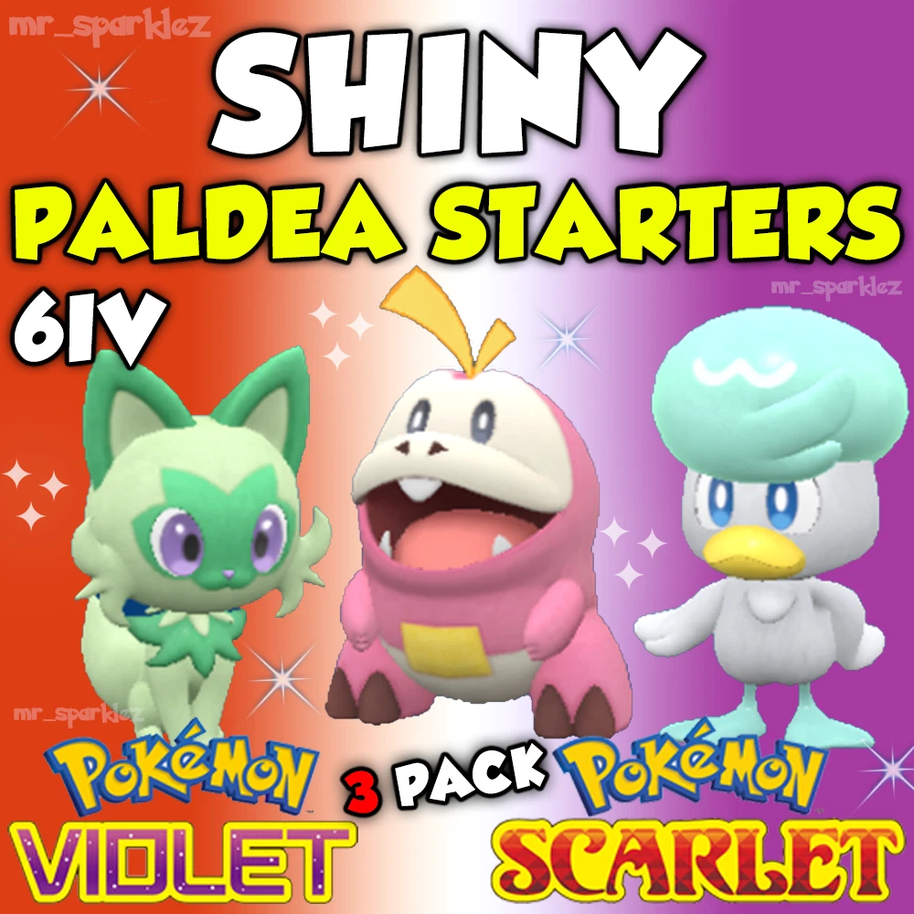 Shiny Pokemon Starters Evolutions