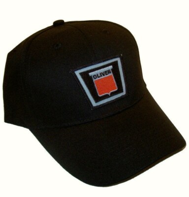Oliver New Logo Tractor 6 Panel Black Hat - Cap Gift Fits Most | eBay