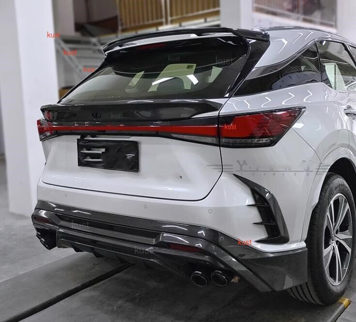 For 2023-2024 Lexus RX 350 350H Real carbon fiber Rear Bumper Side ...