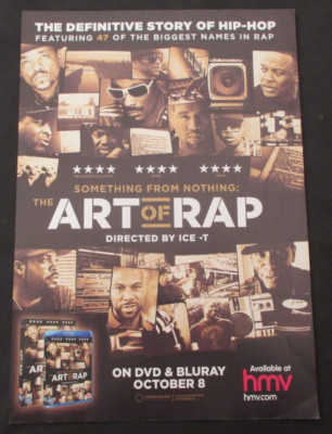 art of rap music magazine advert a4 size 2012 | eBay Australia
