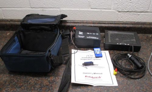 Rotobrush Roto-Vision Icam2 Video Inspection System 17' Cable w/ Case ...