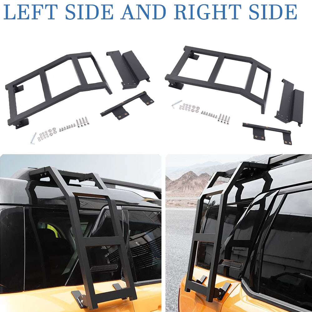 L+R Rear Window Ladder Boot Rack Roof Climbing Assist For Ford Bronco ...