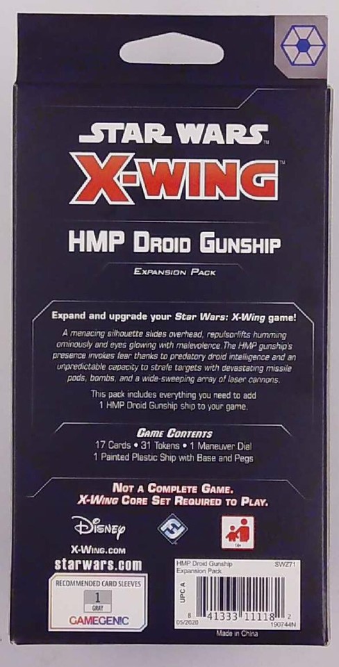 Star Wars X-Wing 2nd Ed: HMP Droid Gunship Expansion Pack | eBay