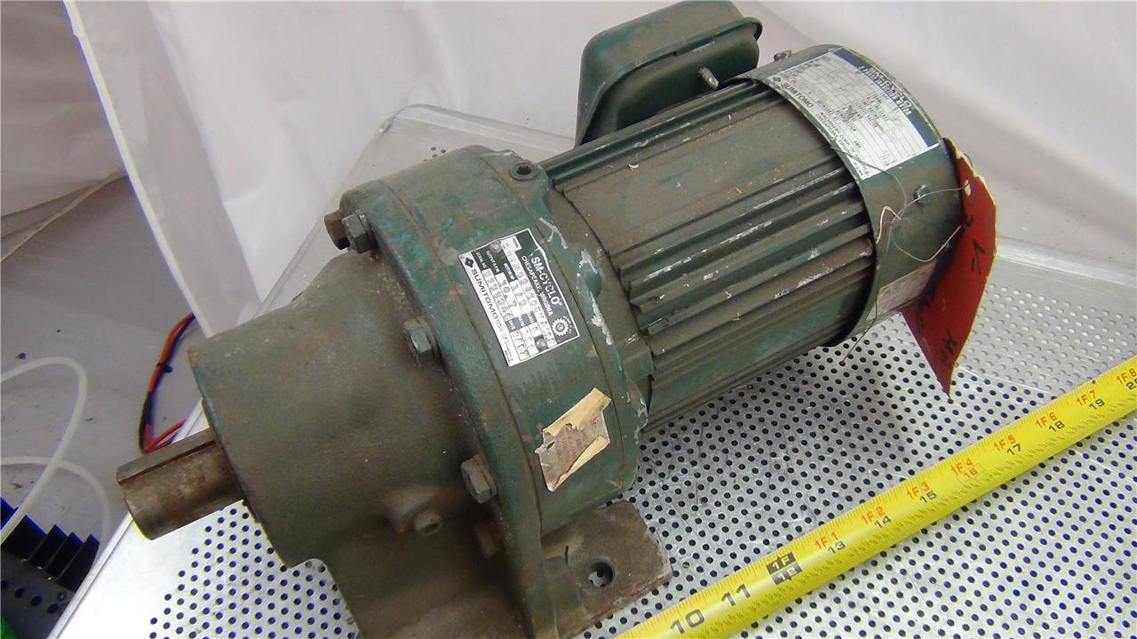 SM-Cyclo 3 Phase Motor 1/3hp / Gearbox CMHM034 14.7rpm - Removed Fully ...