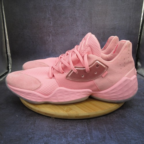 Adidas James Harden Vol 4 Shoes Mens Size 17 Pink Lemonade Basketball ...