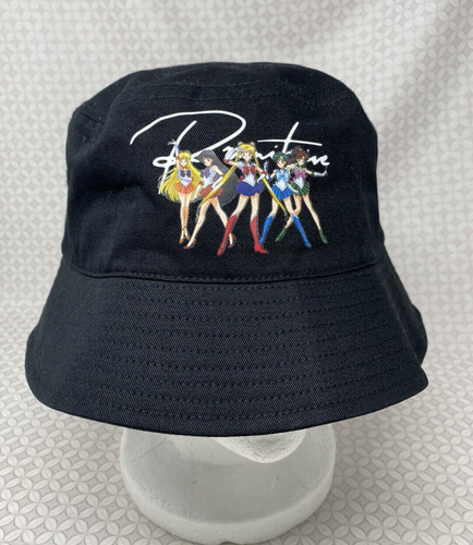 Primitive x Sailor Moon Bucket Hat black anime skateboarding Used ...