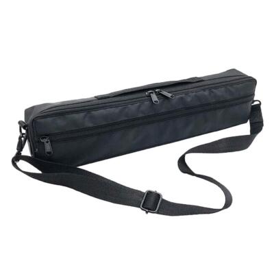 17 Holes Flute Case Carrying Bag Black Plushed with Shoulder Strap ...