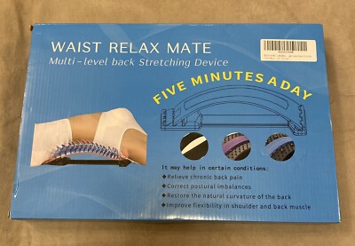 Waist Relax Mate Multi-Level Back Stretching Device Relieve Chronic ...