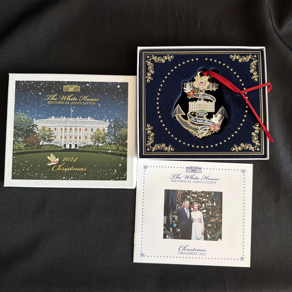 The White House 2024 Christmas Ornament Jimmy Carter | eBay