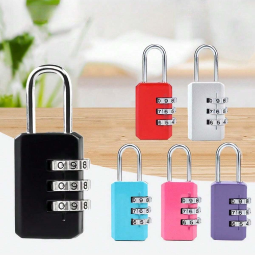 TSA APPROVED 3-DIGIT COMBINATION LUGGAGE PADLOCKS TRAVEL SUITCASE GYM ...